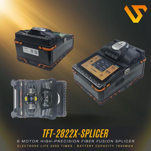 Jual Tarmoc TFT-2822X-SPLICER | 6 Motor Fiber Optic Fusion Splicer Alat ...