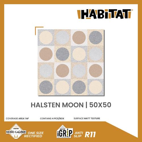 Jual Habitat Halsten Moon 50x50 Keramik Lantai Kamar Mandi - Kab. Bekasi - Milan Tiles | Tokopedia