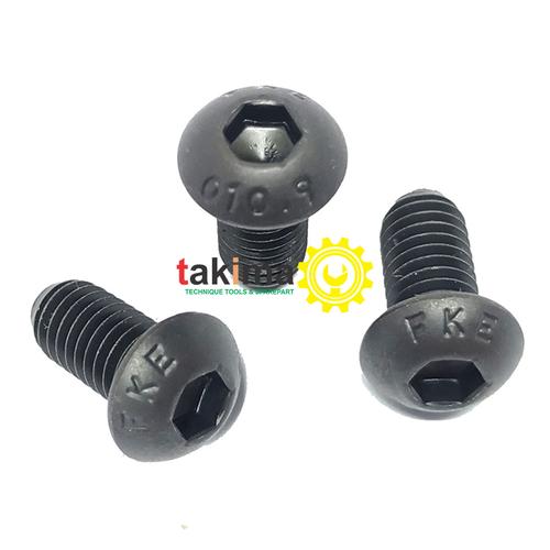 Jual BAUT L BUTTON HEAD M5 DRAT 5MM PITCH 0.8MM - KUNCI L 3 BAJA HITAM ...