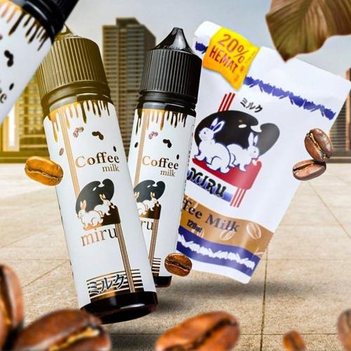 Jual LIQUID MIRU CREAMY COFFEE MILK 60ML BY JOZOJO 3MG 6MG PER PCS ...