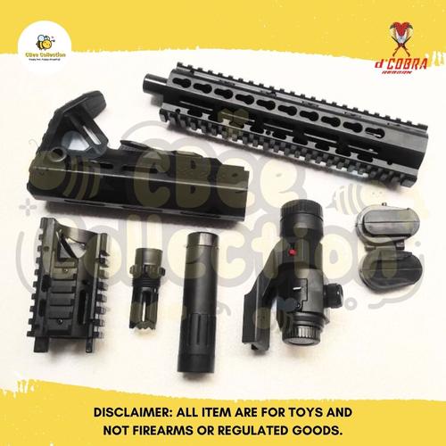 Jual Spare Part Eksternal Mainan DCobra M416 RIS Outer Silencer Stock ...