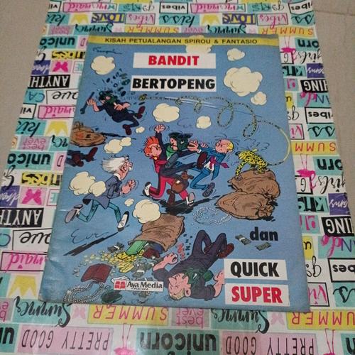 Jual Komik kisah petualangan spirou & Fantasio - Bandit bertopeng dan Quik - Kab. Bogor ...
