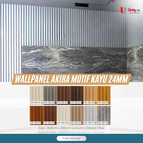 Promo Panel Dinding PVC Akira Motif Kayu Tebal 24mm / Panel Pelapis ...