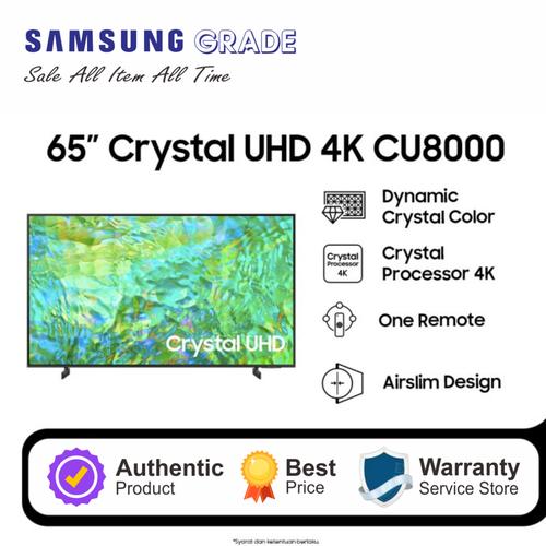 Jual SAMSUNG 65" Crystal UHD CU8000 4K Smart TV (2023) - UA65CU8000KXXD ...