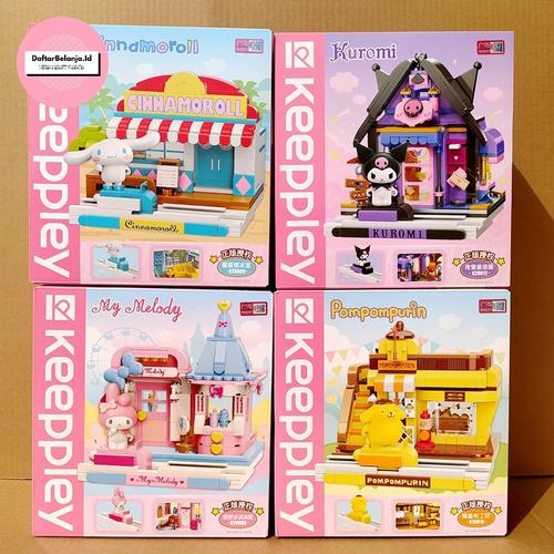 Jual Mainan Lego Anak Keeppley Sanrio Street View City Bricks - 01 ...
