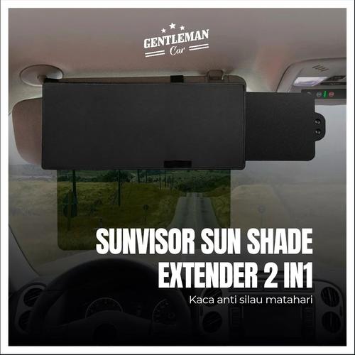 Jual Sunvisor Sun Shade Extender 2 in1 Kaca Sun Visor Anti Silau ...