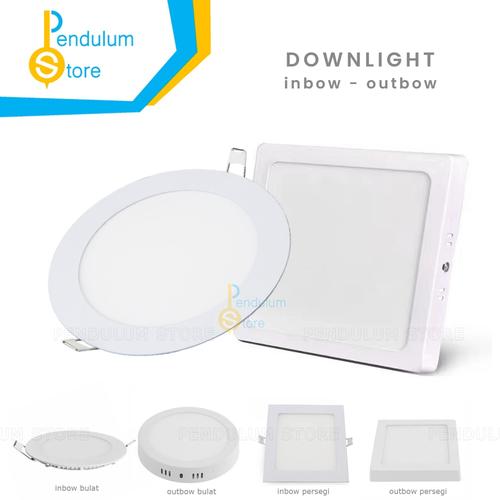 Promo Downlight Emico LED Panel Light 12 Watt 18 Watt White Hemat ...