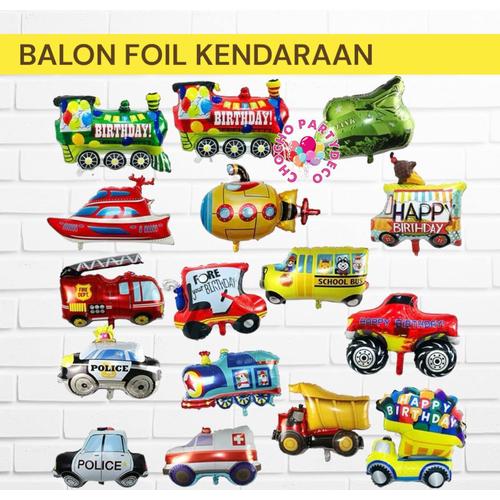 Jual Balon mobil - balon school bus - balon bus sekolah - balon pesawat ...