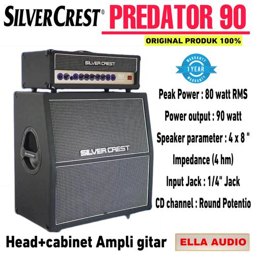 Jual Silvercrest Predator 90 Head+Cabinet Amplifier Gitar Predator-90 ...
