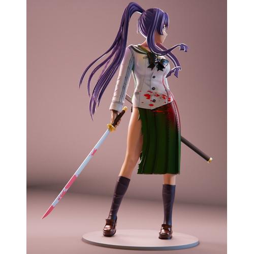 Jual saeko busujima hotd high school of the dead resin kit figure ...