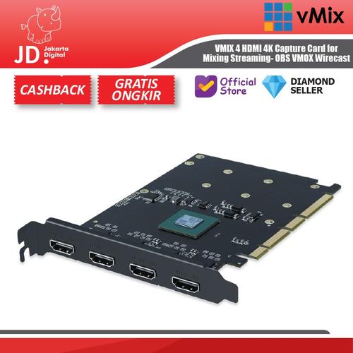 Promo VMIX 4 HDMI 4K Capture Card for Mixing Streaming- OBS VMOX ...
