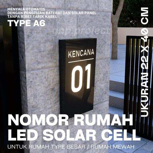 Jual Nomor Rumah LED Solar Cell Otomatis Untuk Rumah Mewah - Kota ...