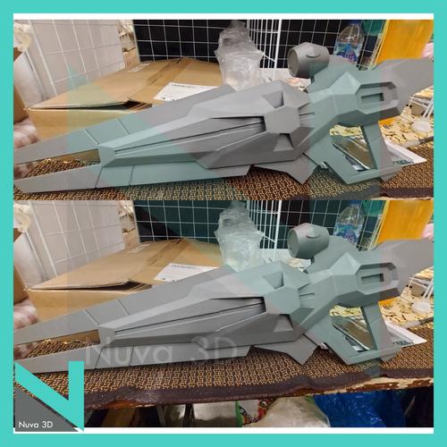 Jual Aerial Gundam Beam Rifle Handheld Size Cosplay Prop Plastic 3D ...