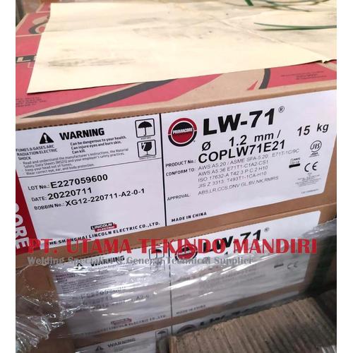 Jual Kawat Las Mig Flux Core LINCOLN PRIMACORE LW-71 - AWS SFA-5.20 ...
