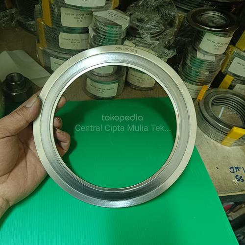 Jual Spiral Wound Gasket JIS 10k SWG 6" inch Stainless Steel ss304 ...