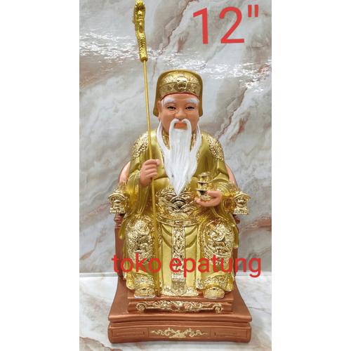 Jual patung dewa rupang dewa bumi hoktek ta pe kong fiber 12 inch ...