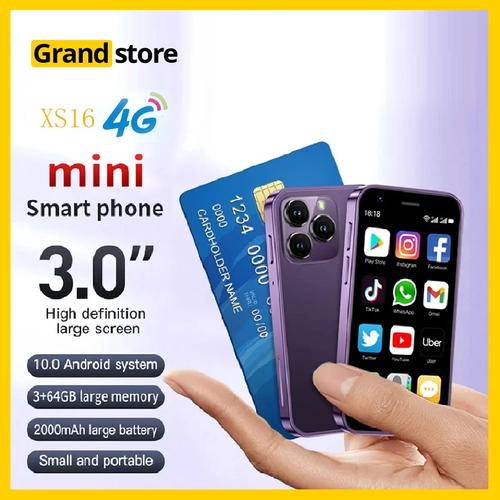 Jual Hp android mini SOYES XS16 RAM 3GB/64GB Mini Android 10 4G Dual ...