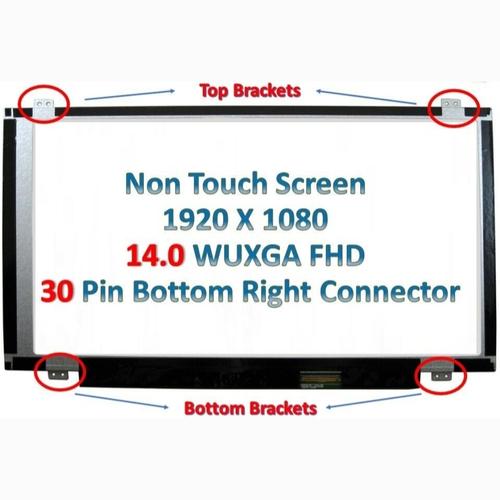 Jual LED LCD Lenovo Thinkpad T440P T430S 14.0 inch Slim 30 Pin Full HD ...