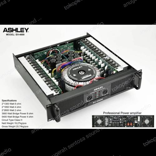 Jual Power Ashley EV 4000 - Kota Surabaya - ruhart sound system and ...