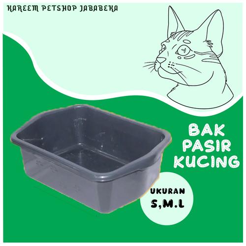 Jual BAK PASIR PUP KUCING / BASKOM PLASTIK KOTAK / BAK TAHU TEBAL - S ...