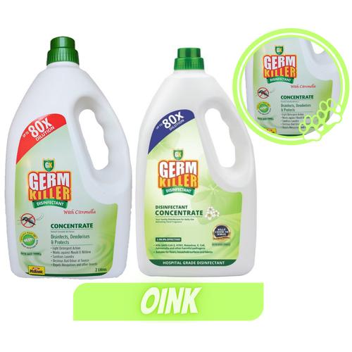 Jual GK Germ Killer 2L Concentrate Floral W Citronella Disinfektan 2 L ...