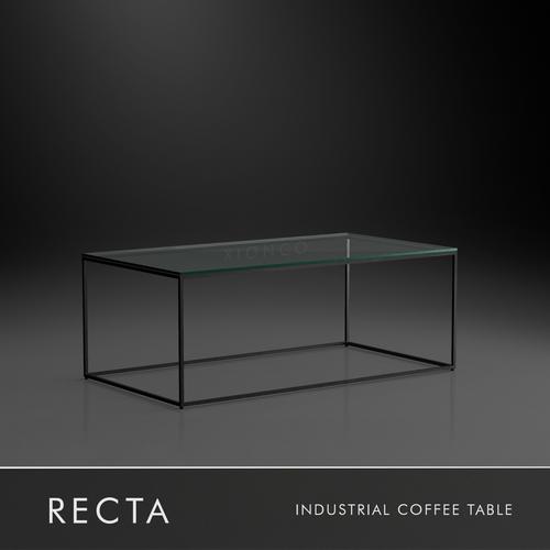 Promo RECTA - Coffee Table / Meja Tamu Industrial | XIONCO - Silver Cicil 0% 3x - Jakarta ...