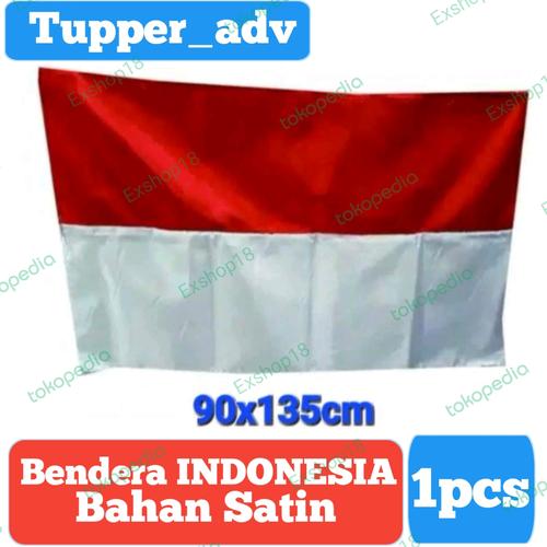 Jual Bendera Indonesia Satin - Bendera Merah Putih Ukuran 90x135cm ...