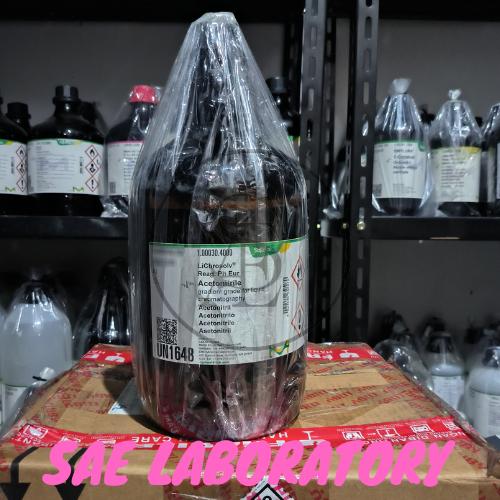 Jual ACETONITRILE / ASETONITRIL / CH3CN HPLC MERCK 100030 4L - Kota ...