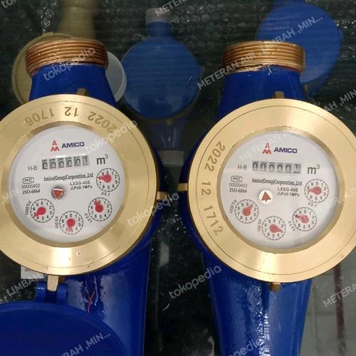 Jual Water meter/ Meteran Air AMICO size 1,5 inch DN 40 mm New ...
