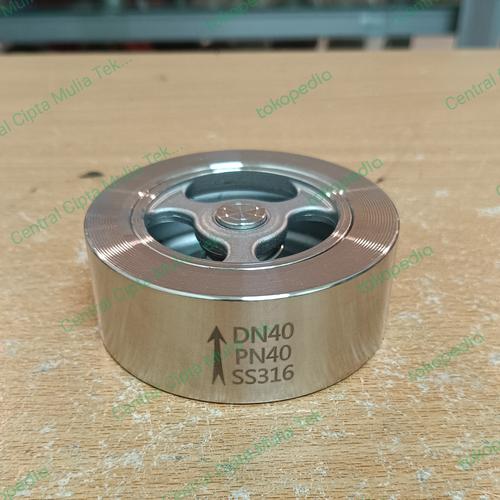 Jual Wafer Check Valve 11/2" inch PN40 Disco Check Valve DN40 ...
