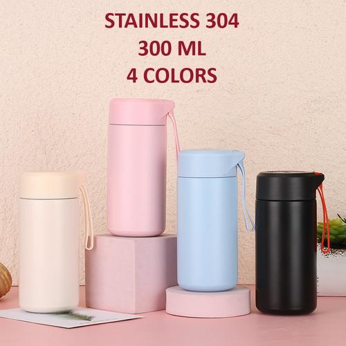 Jual TUMBLER TERMOS MINI MUG VACUUM HOT & COOL STAINLESS STEEL 304 300 ...