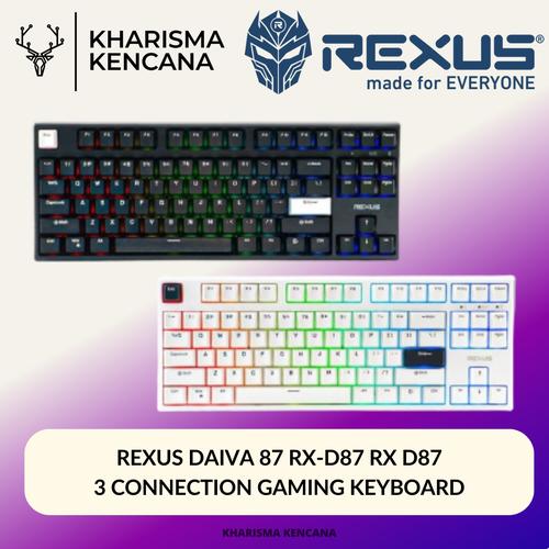 Jual REXUS DAIVA 87 RX-D87 RX D87 3 CONNECTION GAMING KEYBOARD - Kota ...