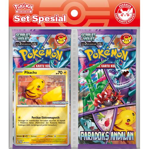 Promo set spesial paradoks andalan pikachu litten totodile SV5S booster ...