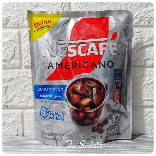 Jual Nescafe Americano Original Zero Sugar Sachet - Zero Sugar - Kota ...
