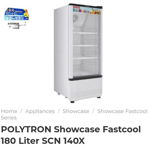 Jual Kulkas Minuman POLYTRON Showcase Fastcool 180 Liter SCN 140X - Kab ...
