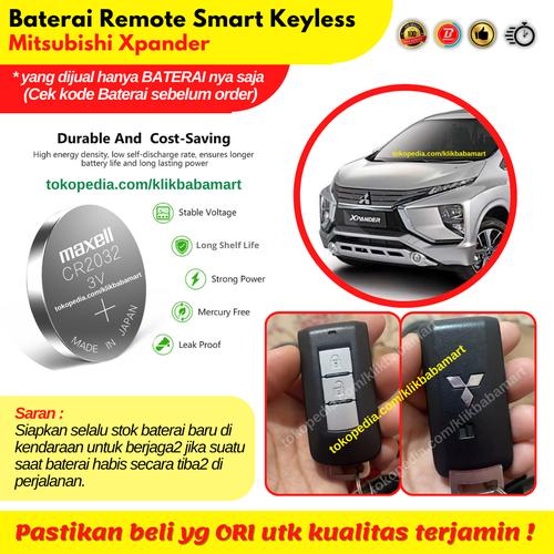 Jual BATERAI REMOT KEYFOB KEYLESS MITSUBISHI XPANDER ORIGINAL BATTERY ...