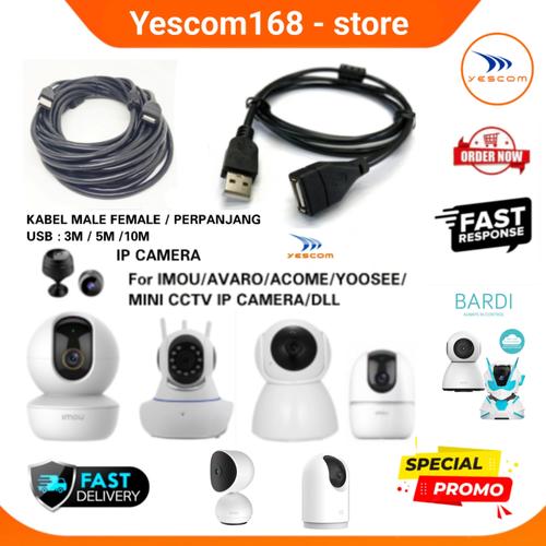 Jual KABEL EXTENDER / KABEL PERPANJANGAN USB CCTV IP CAMERA./DLL - 10M ...