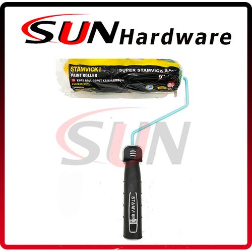 Jual Kuas Rol Roll Cat Tembok Bulu busa 9 " inch Stamvick - ROL CAT SET ...