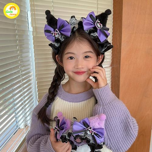 Jual Ready Bando Kuromi Cosplay/Bando Sanrio Kuromi Premium - Ungu ...