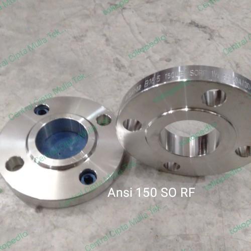 Jual Flange 1/2" Inch Ansi 150 Stainless Ss304 Flange Dn 15 SO RF ...