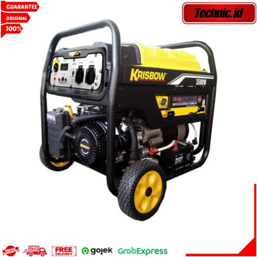 Promo Krisbow KRPL35 Genset LPG / Bensin 3500w 1Ph Open Genset Toko ...