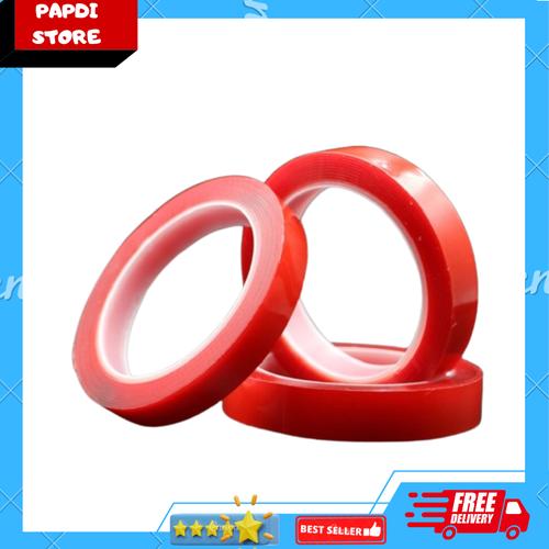 Jual Perekat Double Tape Kuat Akrilik Adhesive Transparan No Trace ...