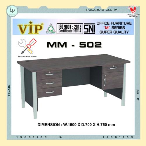 Jual Meja VIP MM 502-Meja Kerja 1 Biro (150x70x75)-BeliPartisi ...