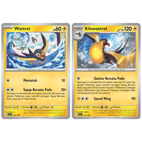 Jual Pokemon TCG Indonesia - Wattrel, Kilowattrel sv4a - Kilowattrel ...