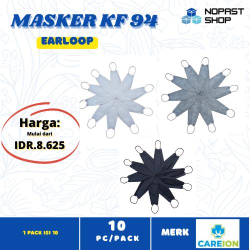 Jual Masker KF 94 CAREION ISI 10PC Masker KF94 Masker 4D Masker KF94 ...