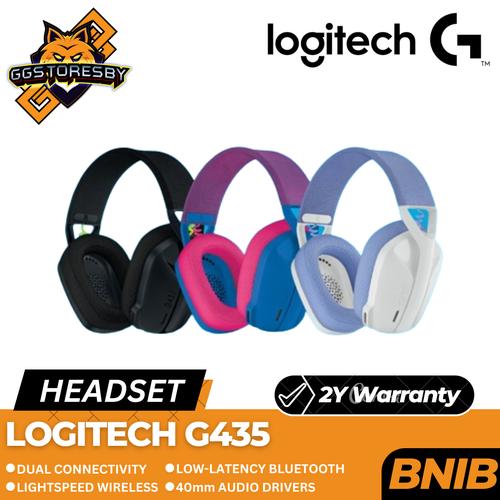 Promo LOGITECH G435 LIGHTSPEED WIRELESS Gaming Headset - BLACK YELLOW ...