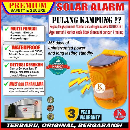 Promo Alarm Rumah / Alarm Solar Kebun / Alarm Gudang / Alarm Kantor ...
