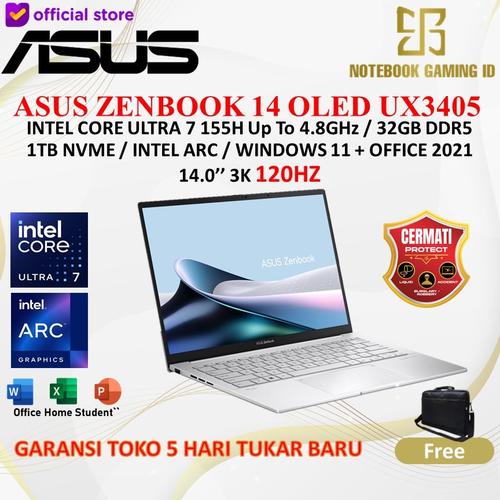 Promo Asus Zenbook 14X OLED Touch UX3405M Ultra 7 155H 32GB Intel Arc ...