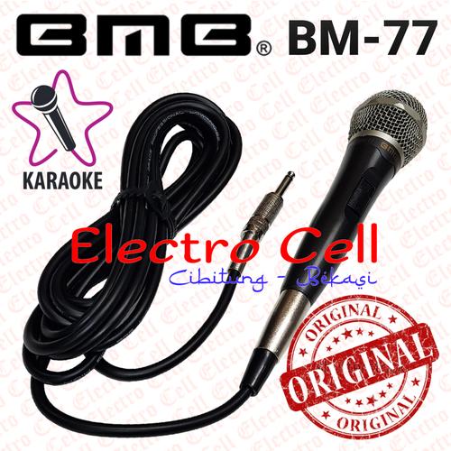 Jual Mic Kabel / Mikropon Vokal Karaoke / Dynamic Microphone BMB BM-77 ...