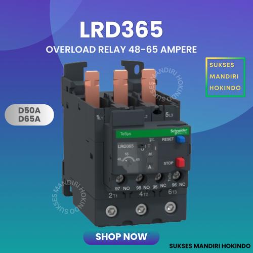 Promo LRD365 LRD 365 Thermal Overload Relay Schneider Original Kontak ...